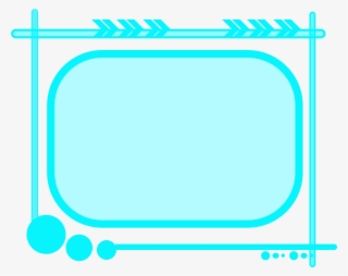 Blue Textured Border Decorative Commercial Png And - Diagram ...