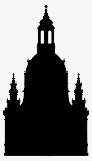 File - - Svg - Dresden Frauenkirche - 462x768 PNG Download - PNGkit