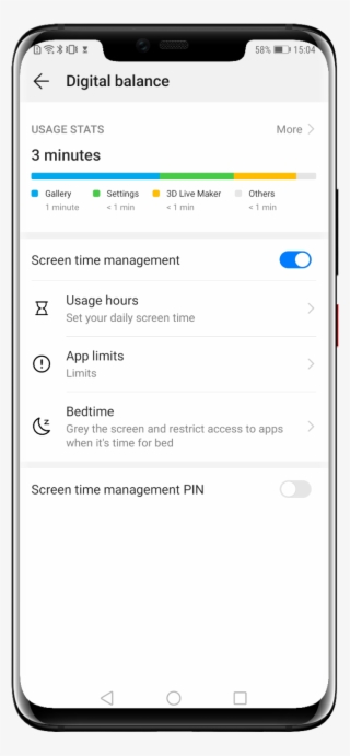 Digital Balance Also Includes Parental Controls For - Screen Time ...