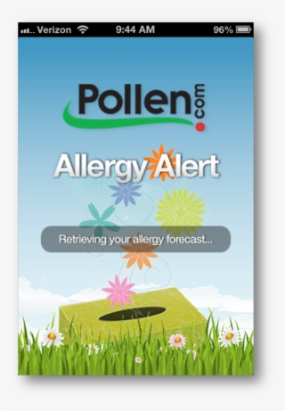 Com Mobile & 4 Day Forecast App By Jon-paul Levins - Pollen - 699x1000 PNG Download - PNGkit