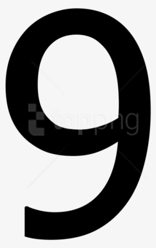 Free Png Number 9 Black And White Png Images Transparent - Circle ...